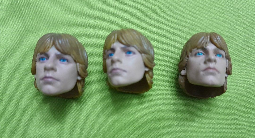Stars wars black series luke skywalker head sculpt, Hobbies & Toys ...