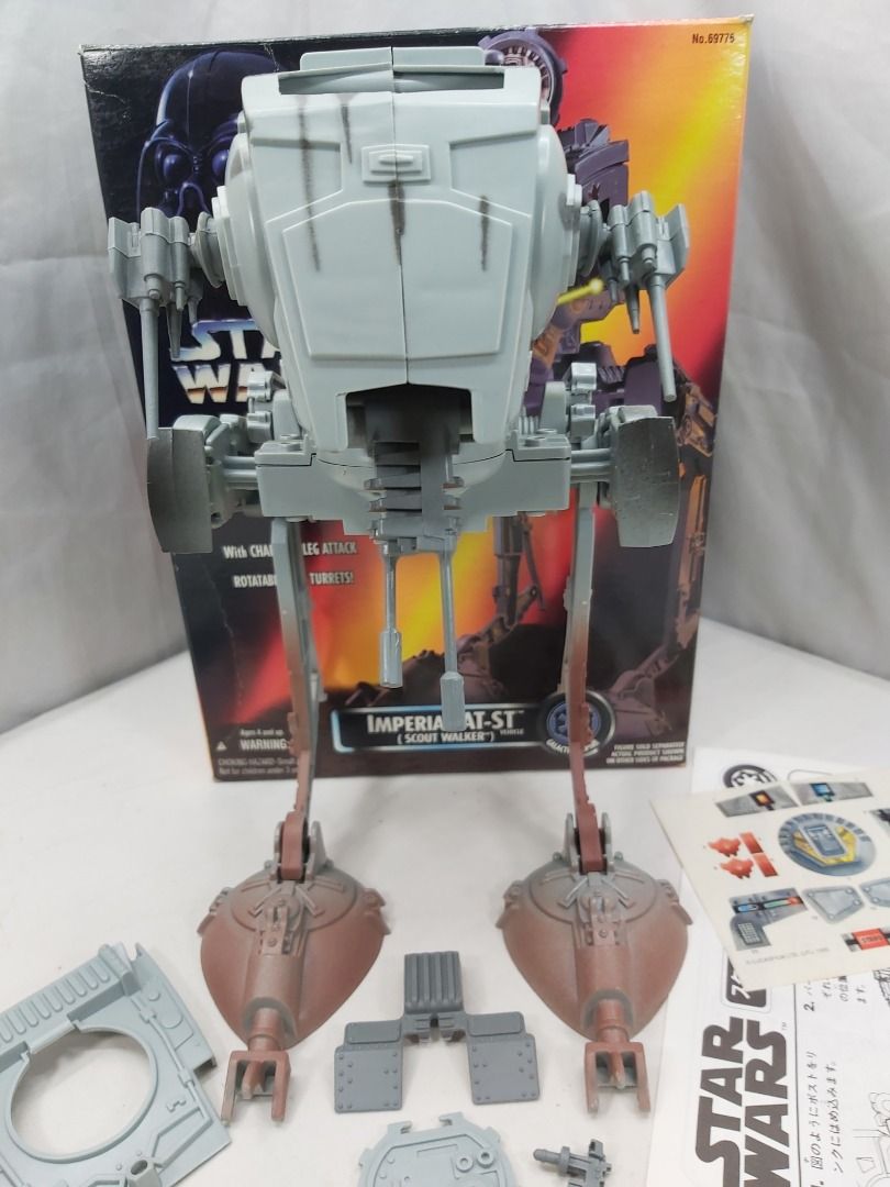 starwars 3.75 scale imperial at-st walker kenner, Hobbies & Toys, Toys ...