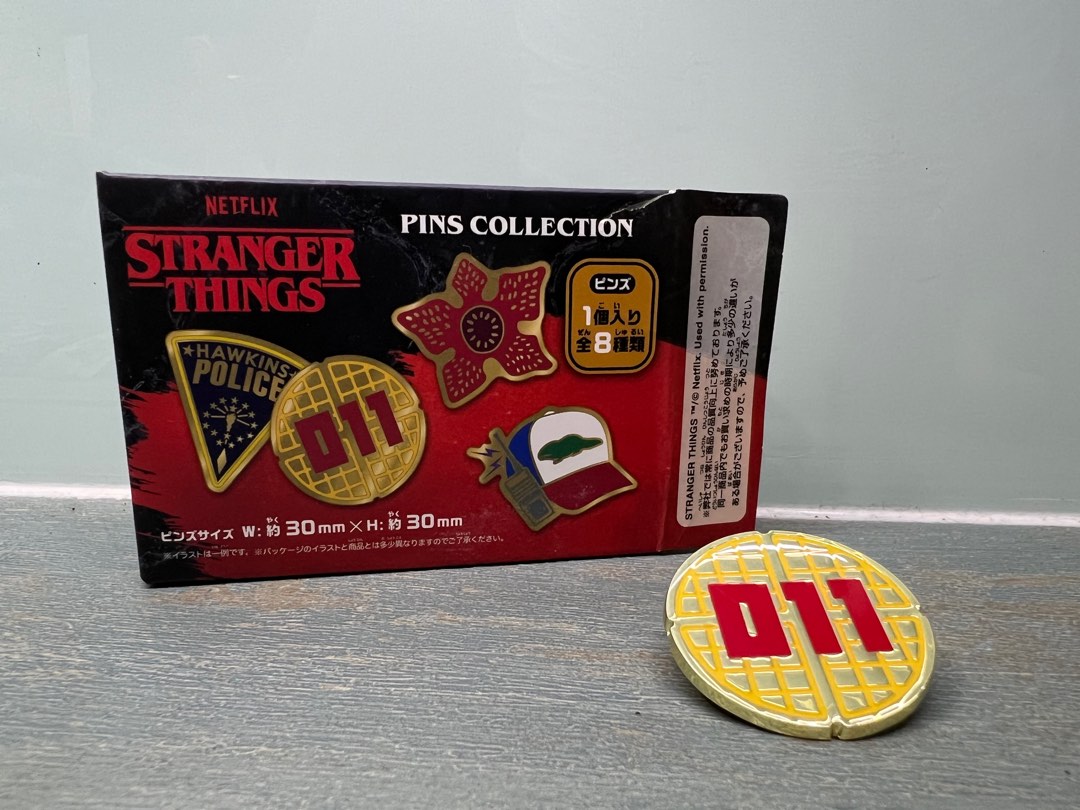 Stranger things pin 011 waffle, Hobbies & Toys, Memorabilia ...