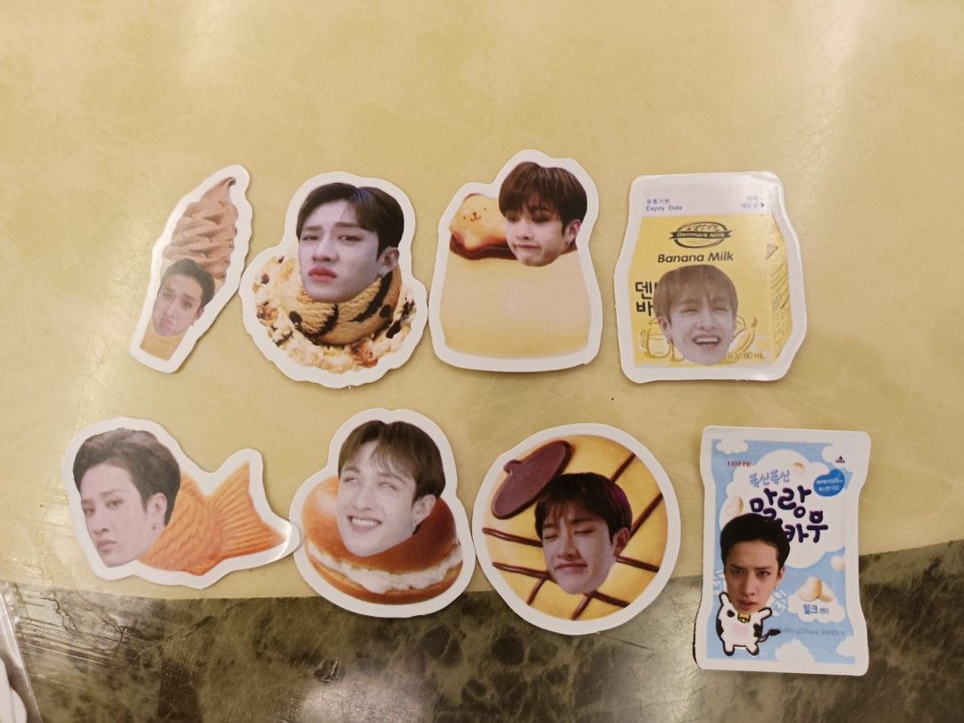 Stray Kids Food Meme Stickers, Hobbies & Toys, Memorabilia ...