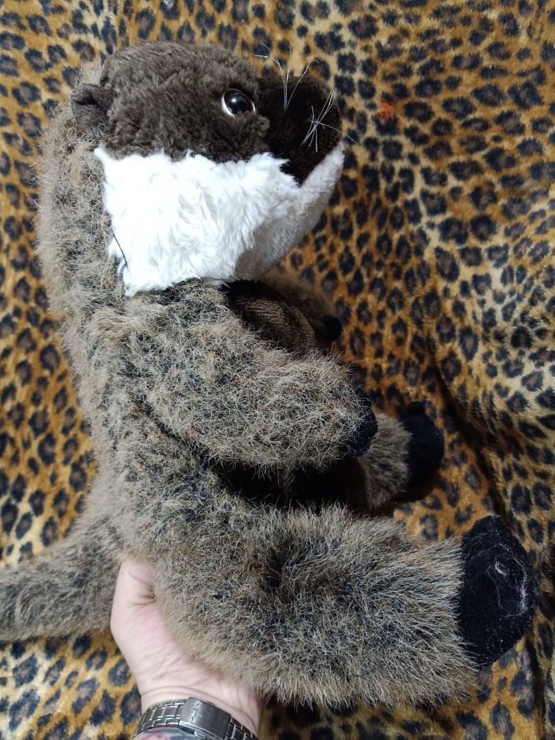 SUPER LARGE REALISTIC OTTER / SEA OTTER PLUSH TOY, Hobbies & Toys, Toys ...