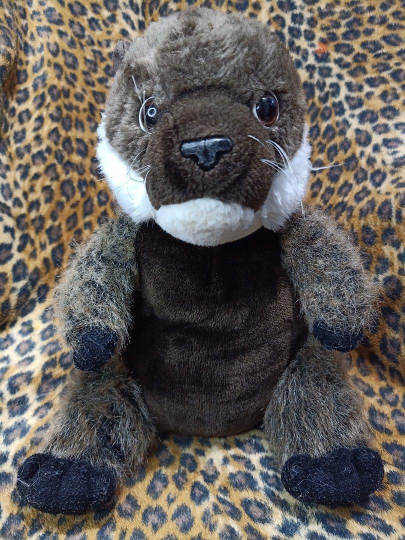 SUPER LARGE REALISTIC OTTER / SEA OTTER PLUSH TOY, Hobbies & Toys, Toys ...