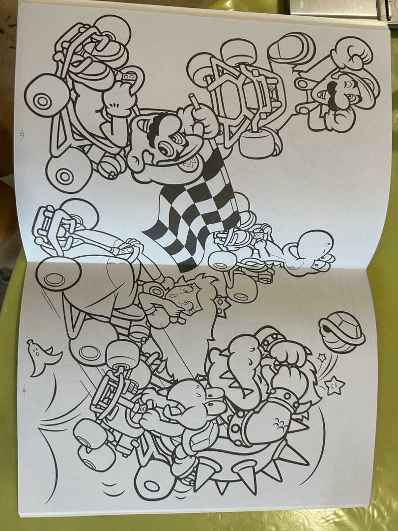 Super Mario Nintendo Coloring Book, Hobbies & Toys, Stationery & Craft ...