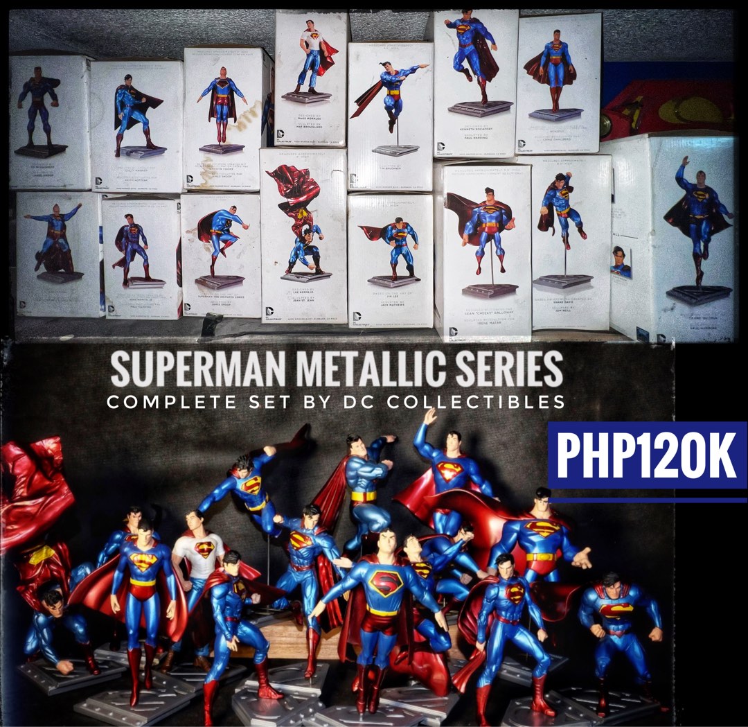 Superman Metallic SET, Hobbies & Toys, Toys & Games on Carousell