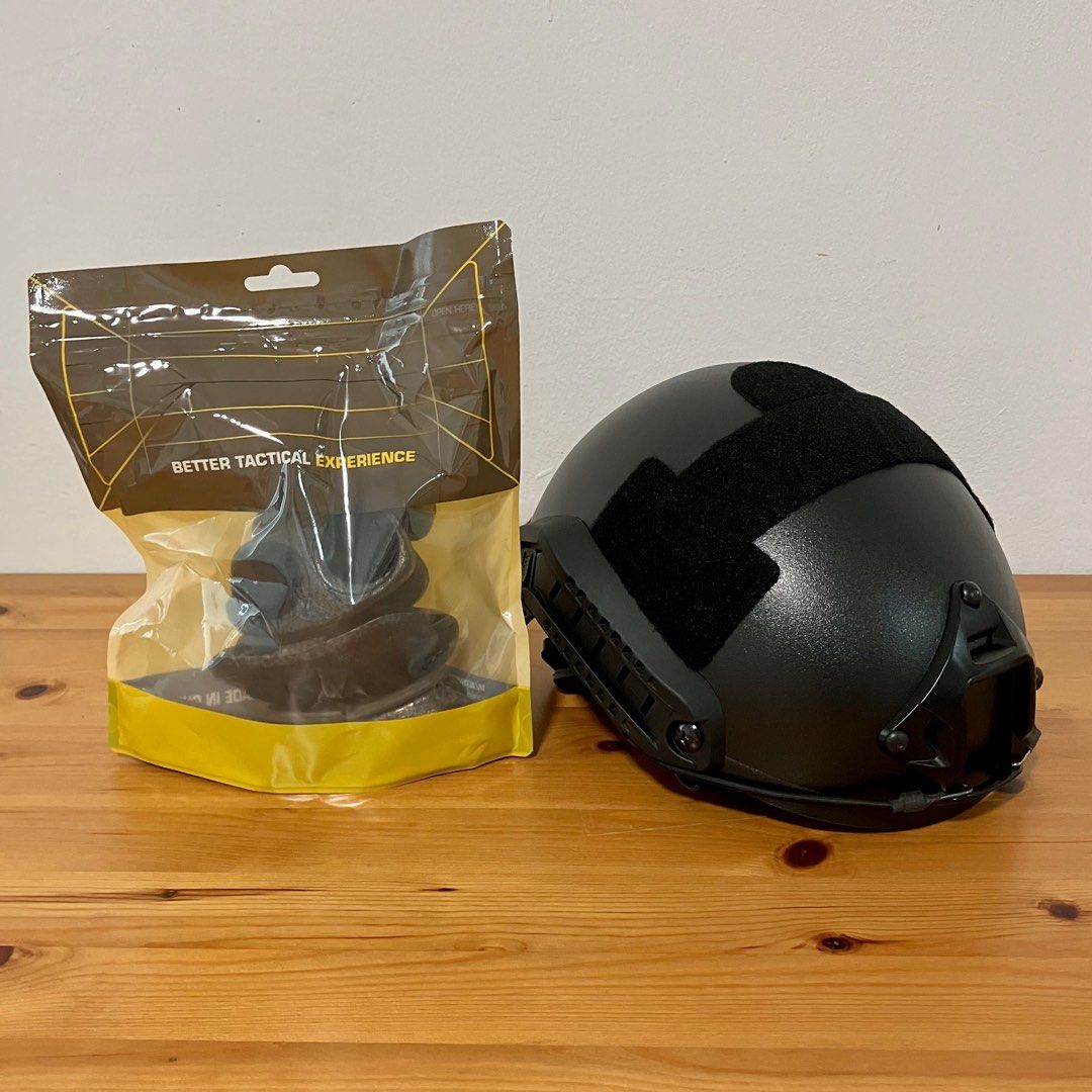 Tactical FAST Non Ballistic Helmet EDC Cosplay Black, Hobbies & Toys ...