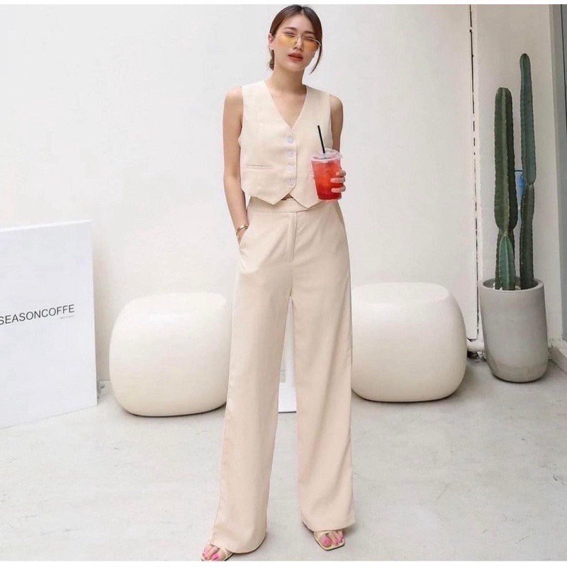 Terno vest and pants, Women's Fashion, Dresses & Sets, Sets or ...