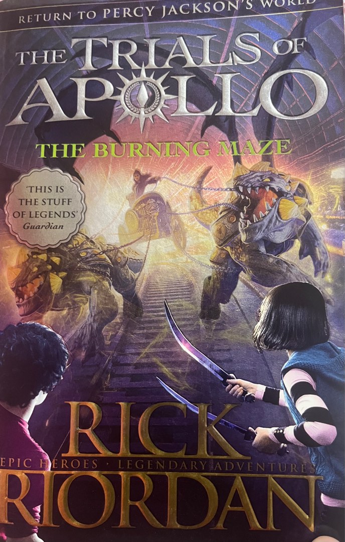 THE BURNING MAZE (Percy Jackson), Hobbies & Toys, Books & Magazines ...