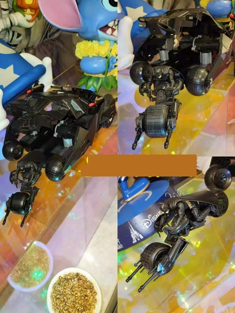 The Dark Knight Stealth Launch Batmobile with Batpod, Hobbies & Toys ...