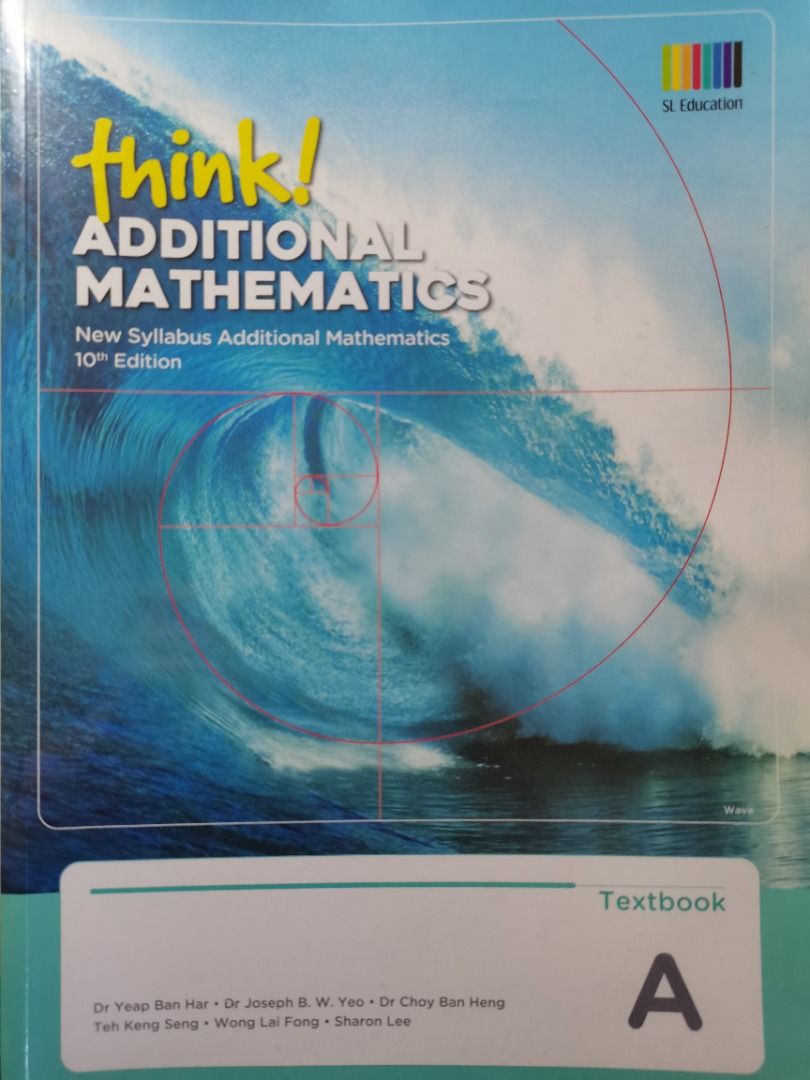 think! Additional Mathematics Textbook A, Hobbies & Toys, Books ...