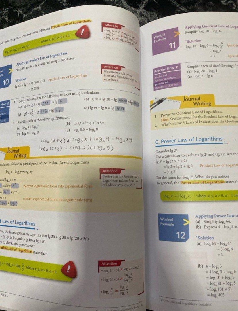 Think! Additional mathematics textbook, Hobbies & Toys, Books ...