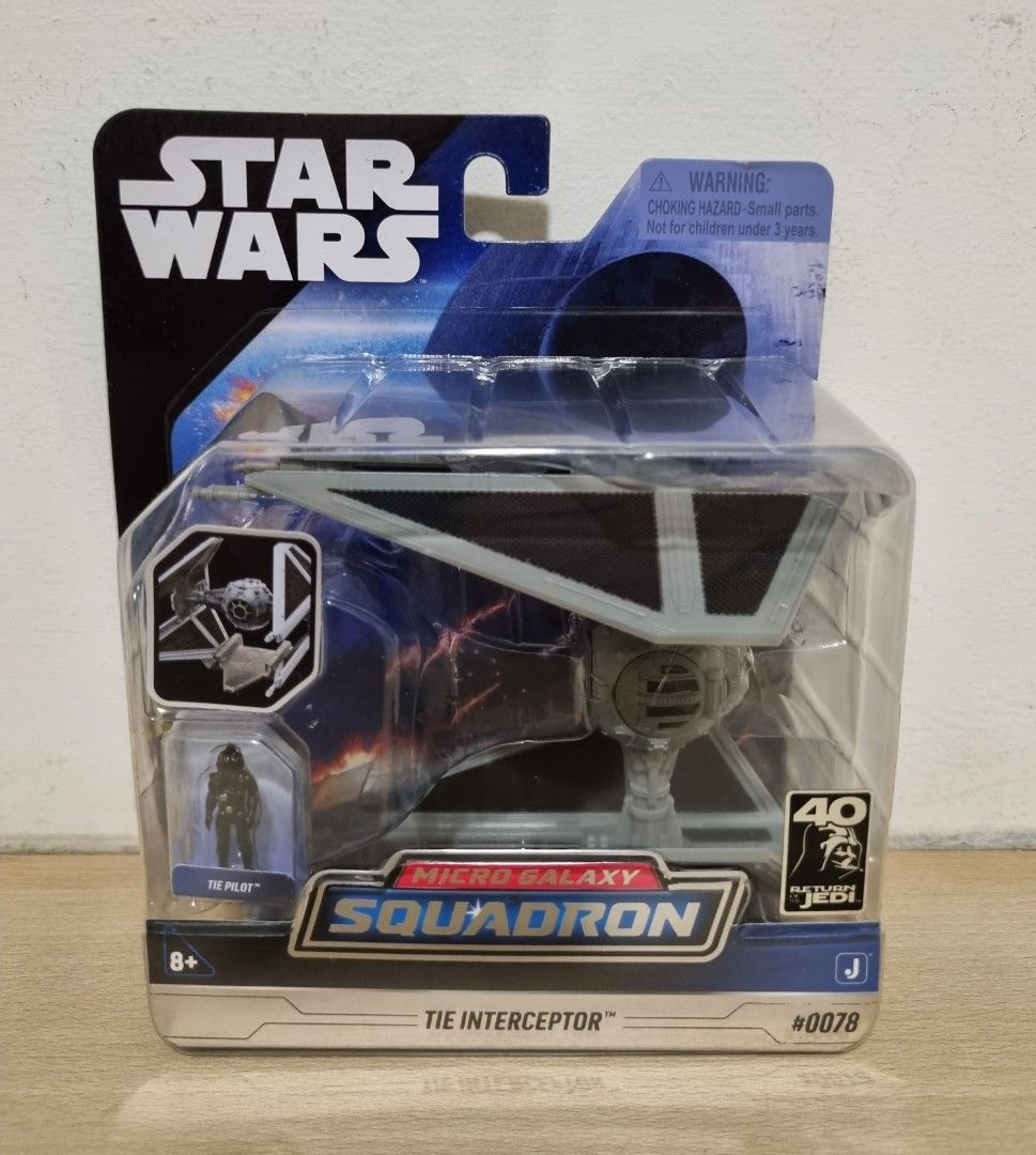 TIE Interceptor - Star Wars Micro Galaxy Squadron - Series 4, Hobbies ...