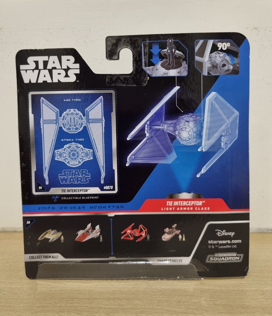 TIE Interceptor - Star Wars Micro Galaxy Squadron - Series 4, Hobbies ...