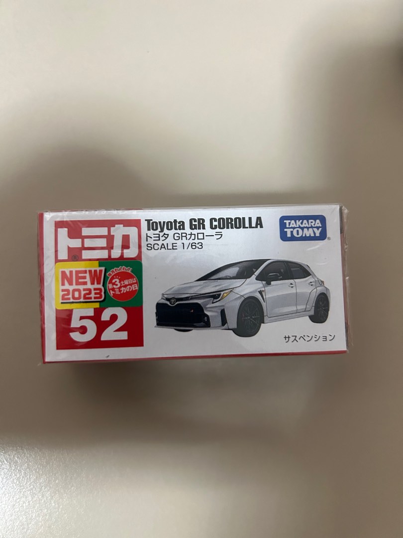 Tomica Red Box Toyota GR Corolla, Hobbies & Toys, Toys & Games on Carousell