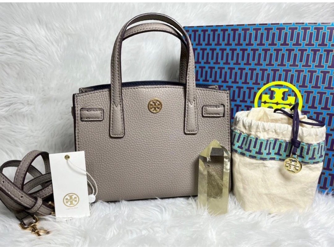 Tory Burch Walker Small Satchel Bag with Sling, Luxury, Bags & Wallets ...