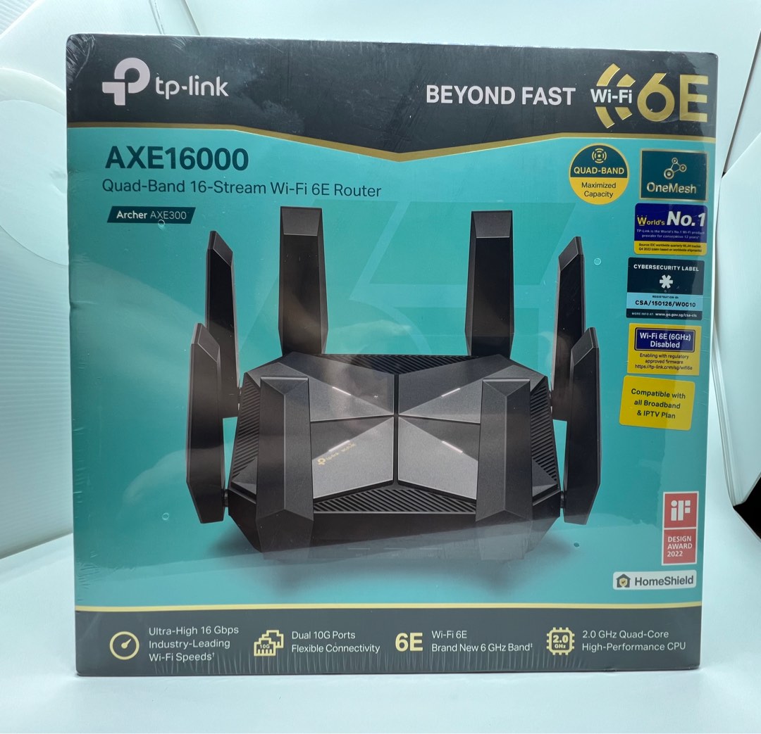 Christmas Sale! TP-Link Archer AXE300 AXE16000 Quad-Band 16-Stream Wi ...