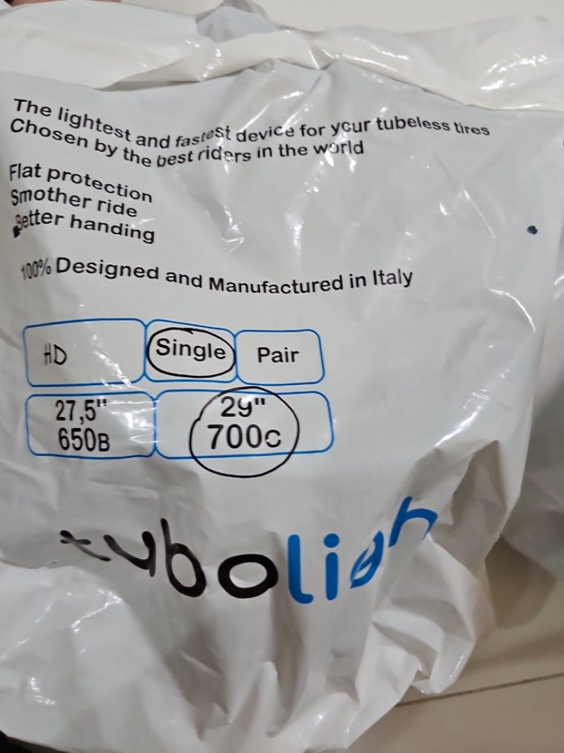 Tubolight tyre insert, Sports Equipment, Bicycles & Parts, Parts ...