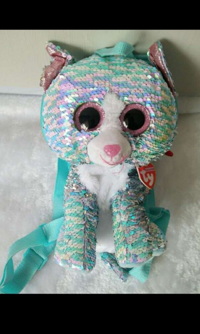 Ty sequine backpack, Babies & Kids, Babies & Kids Fashion on Carousell