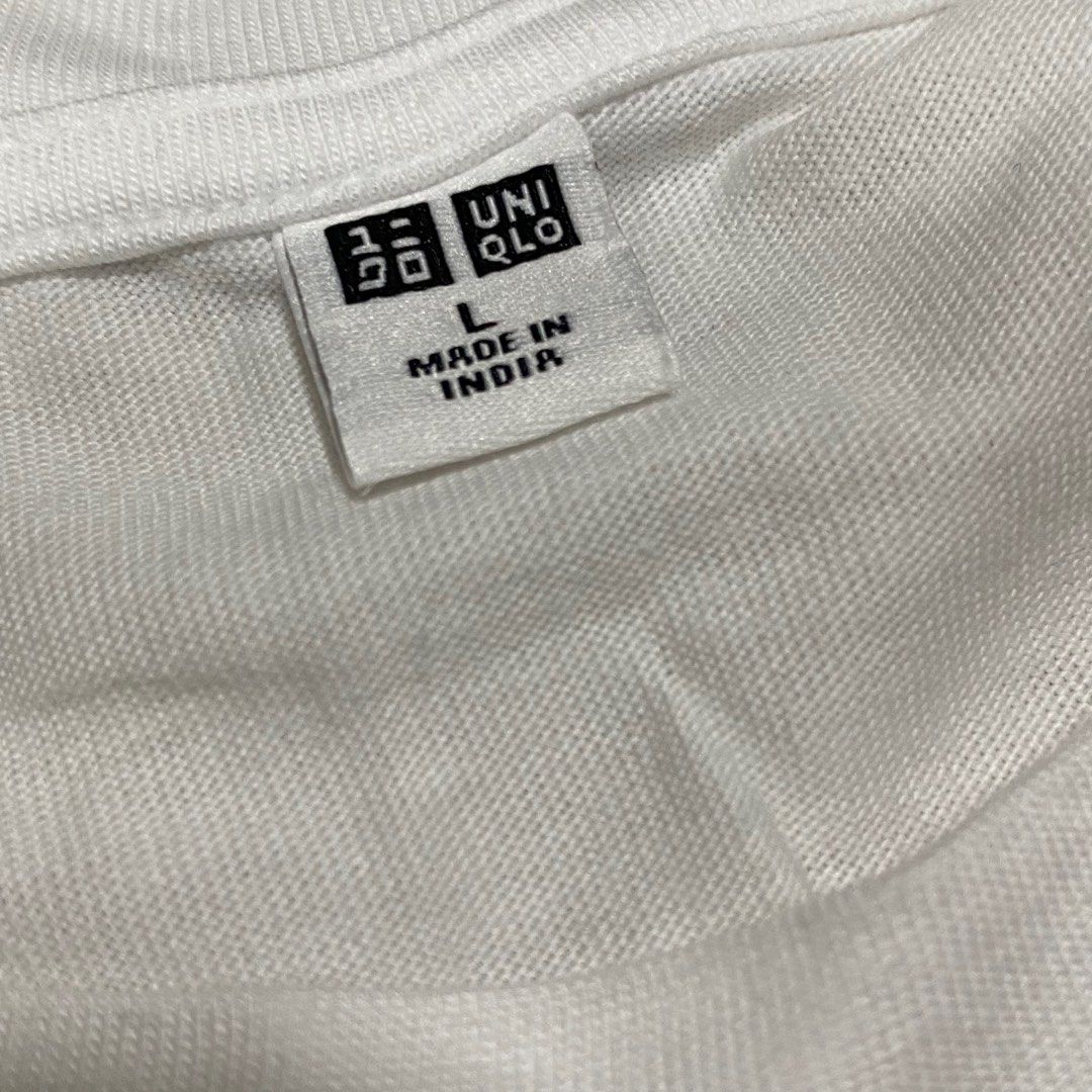 uniqlo basic plain white tee, Women's Fashion, Tops, Shirts on Carousell