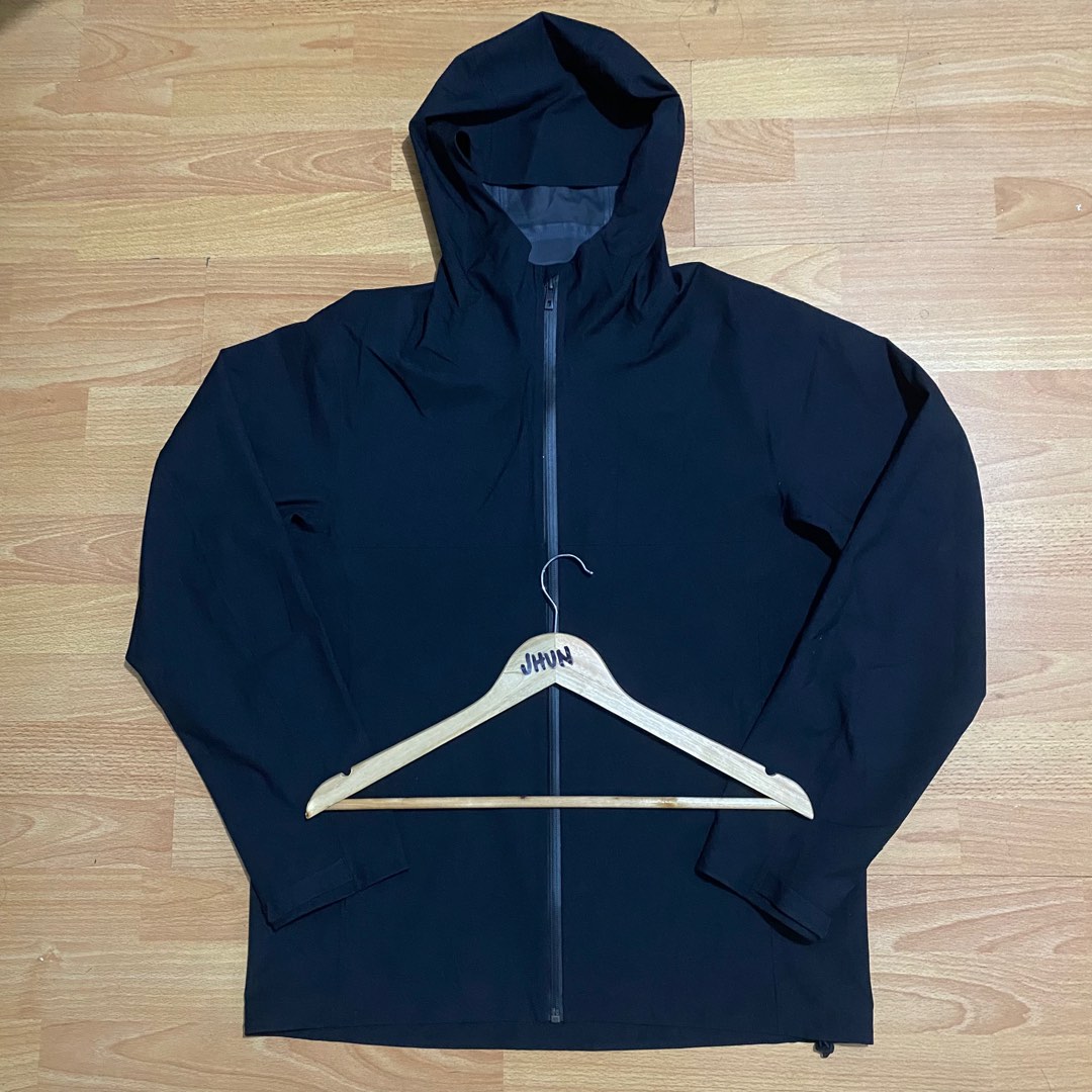 Uniqlo Blocktech Parka Jacket - Black, Men's Fashion, Coats, Jackets ...