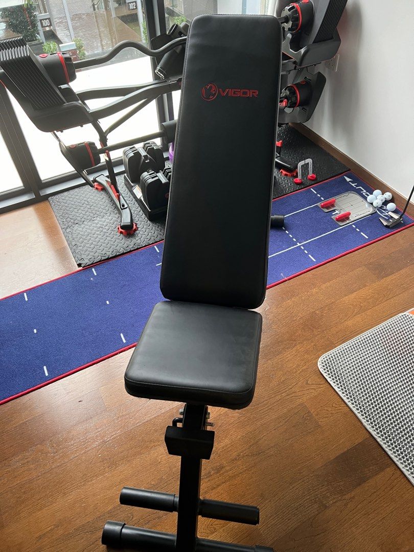 Vigor folding adjustable bench, Sports Equipment, Exercise & Fitness ...