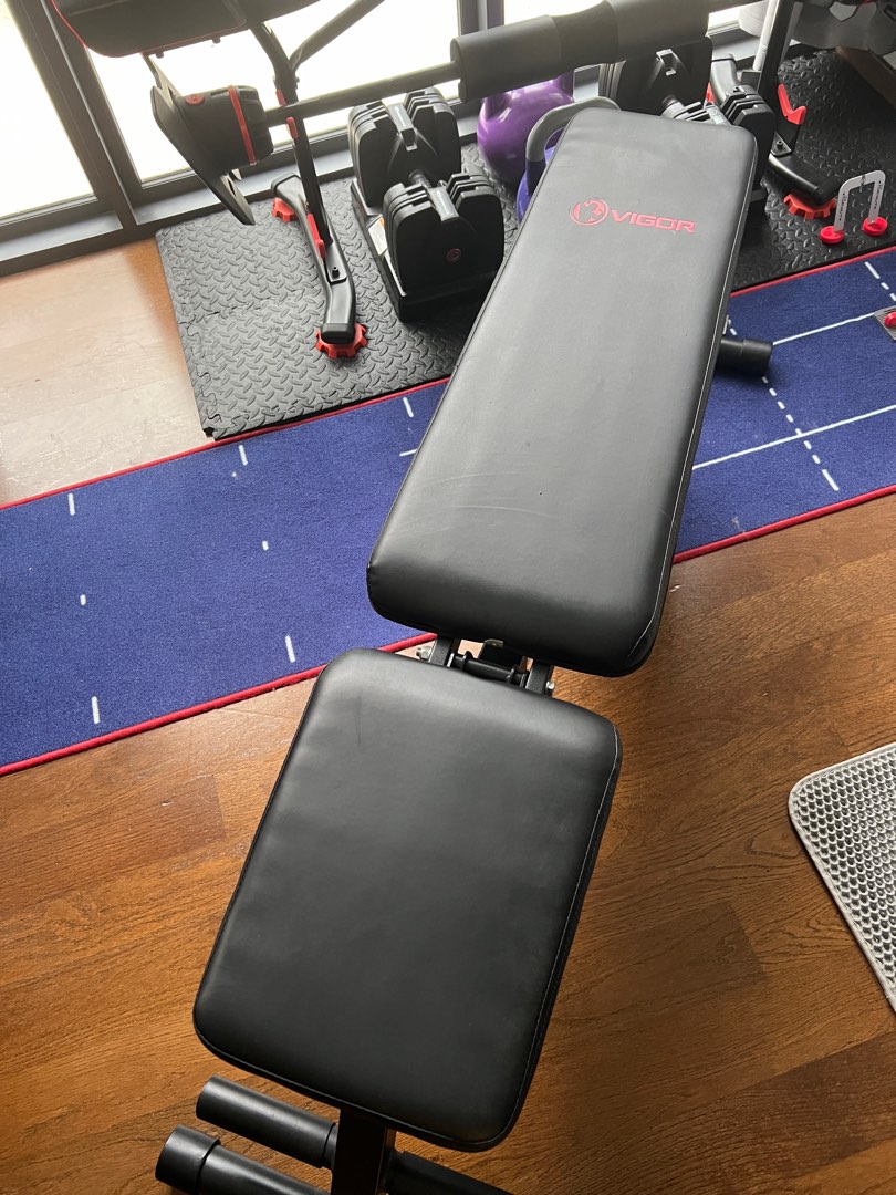 Vigor folding adjustable bench, Sports Equipment, Exercise & Fitness ...