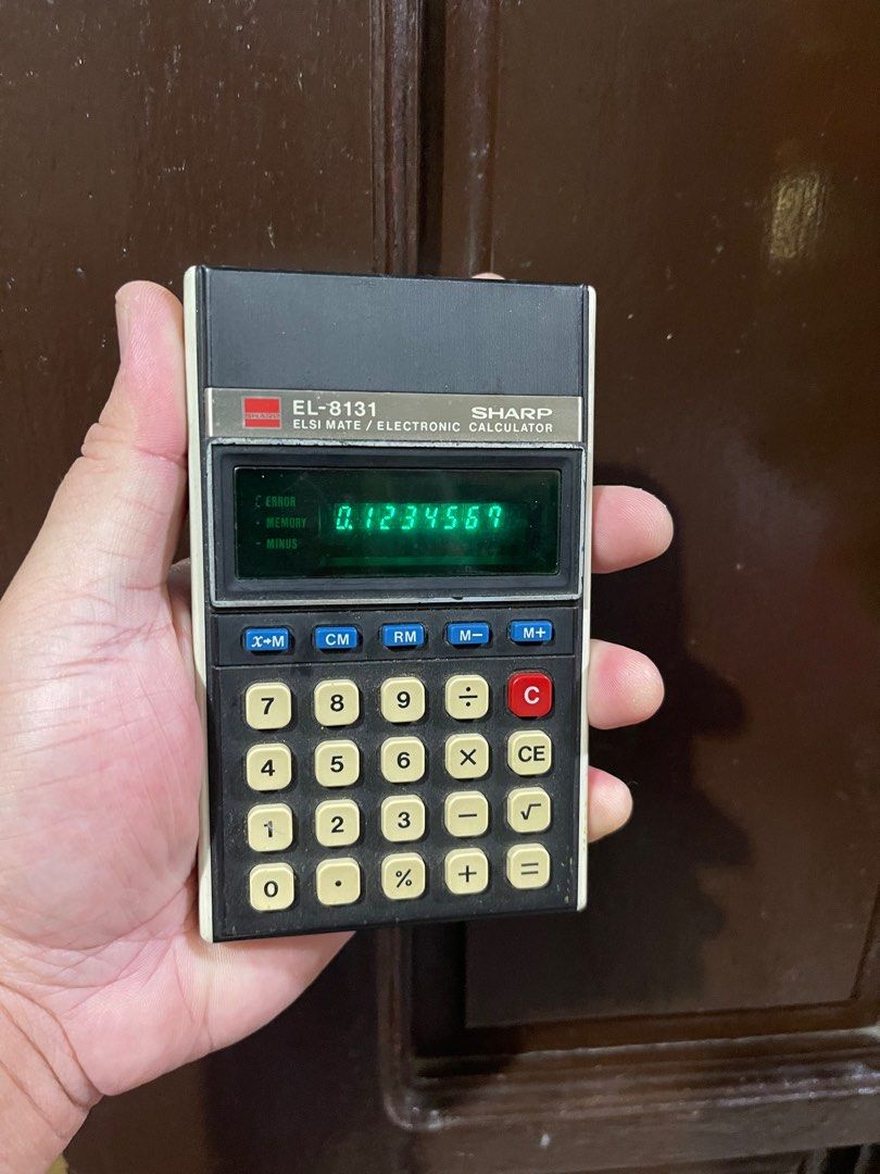 Vintage Classic retro Sharp Elsi mate Calculator Working made in Japan ...