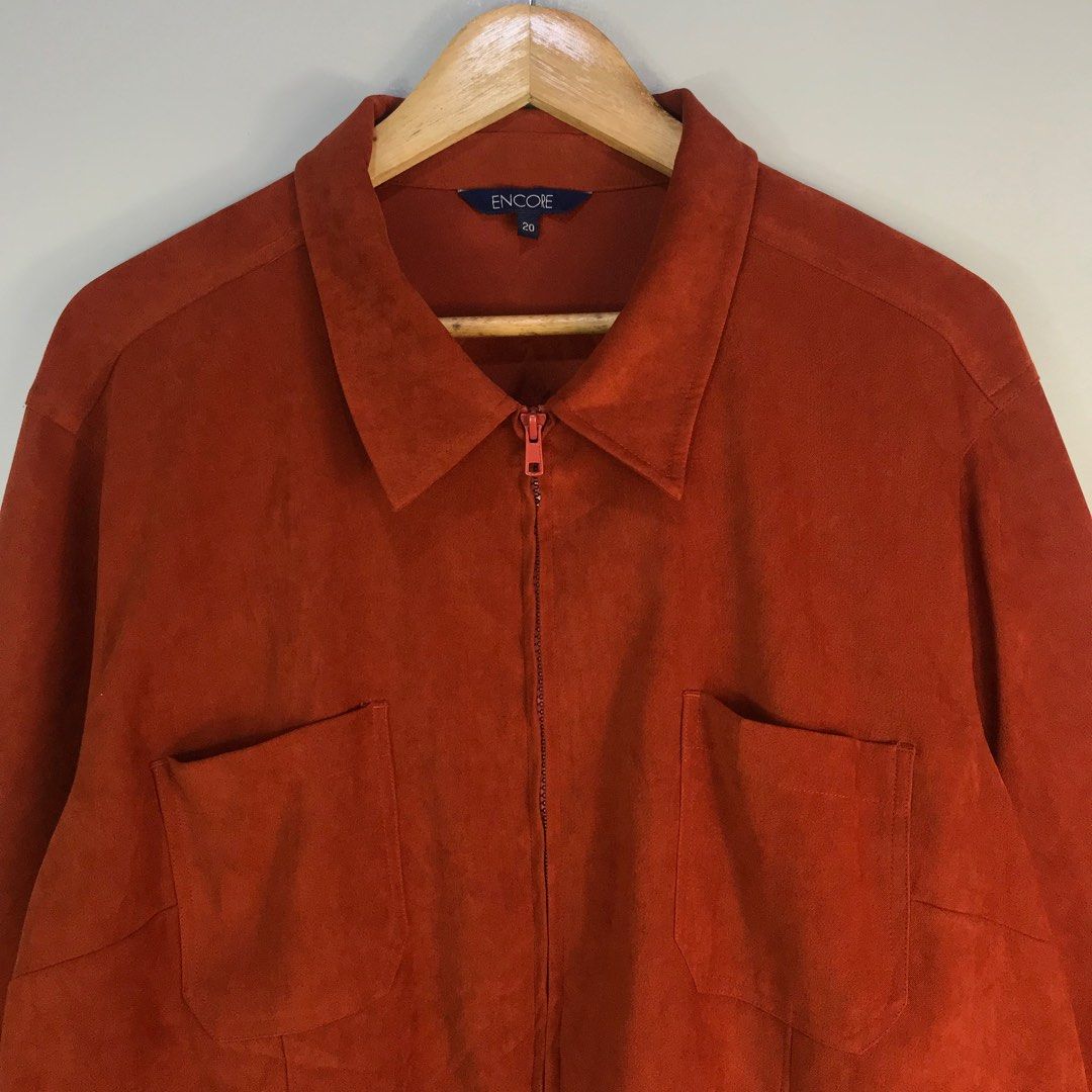 Vintage Japanese Harrington Encore Jacket (Red Orange), Men's Fashion ...