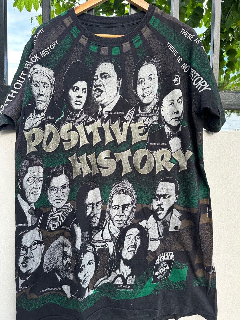 Vintage Positive History, Men's Fashion, Tops & Sets, Tshirts & Polo ...