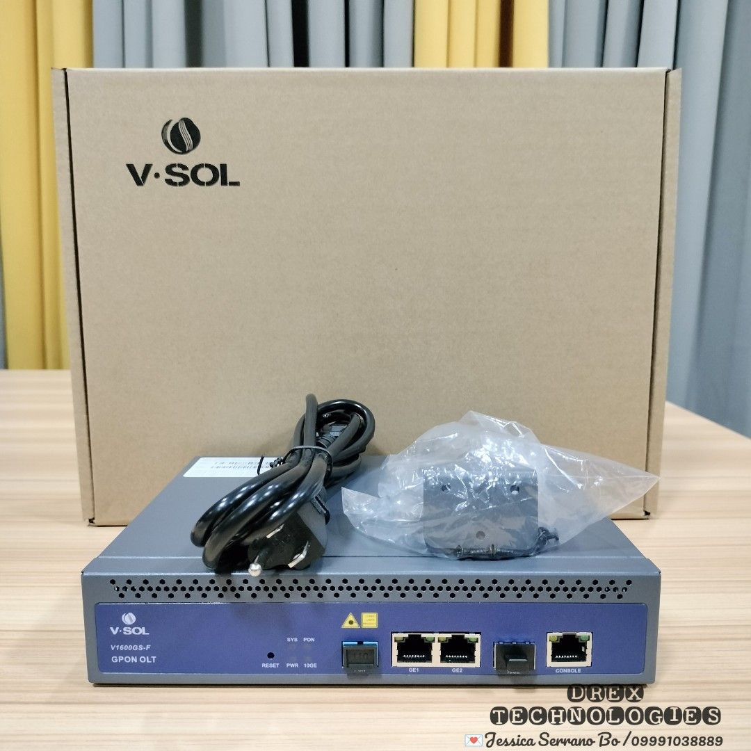 Vsol V1600GS GPON OLT 1-Port Built-in GPON SFP Module, Computers & Tech ...