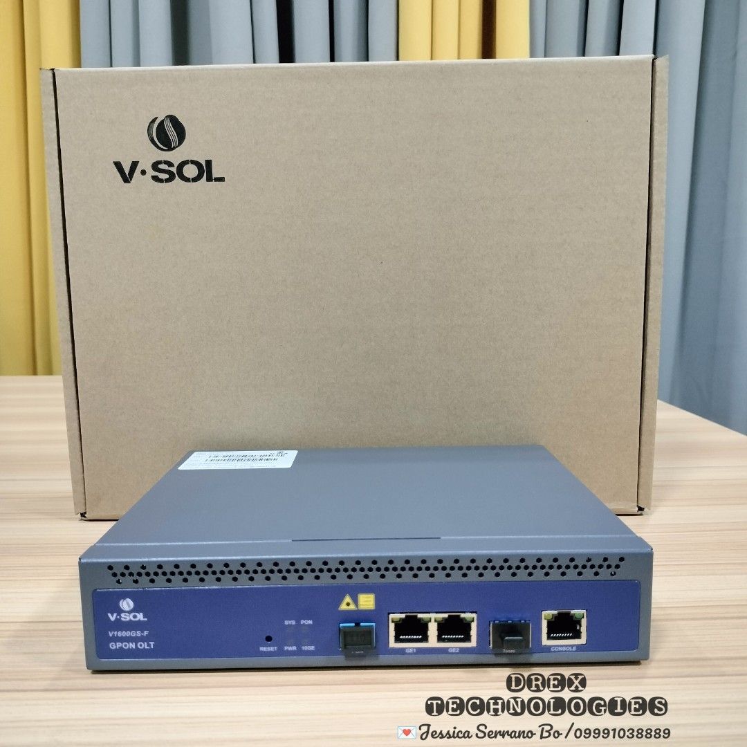 Vsol V1600GS GPON OLT 1-Port Built-in GPON SFP Module, Computers & Tech ...