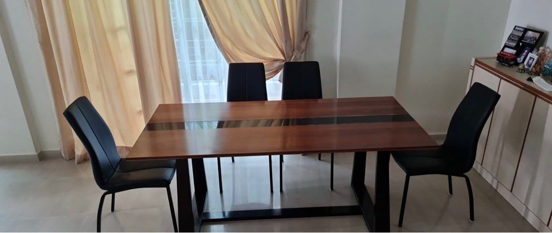 Well Used Dining Table Set for sale, Furniture & Home Living, Furniture ...