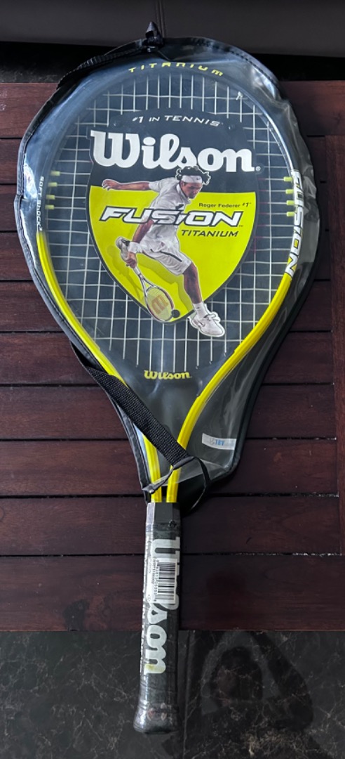 Wilson Soft Shock Fusion Titanium Tennis Racket, Sports Equipment ...