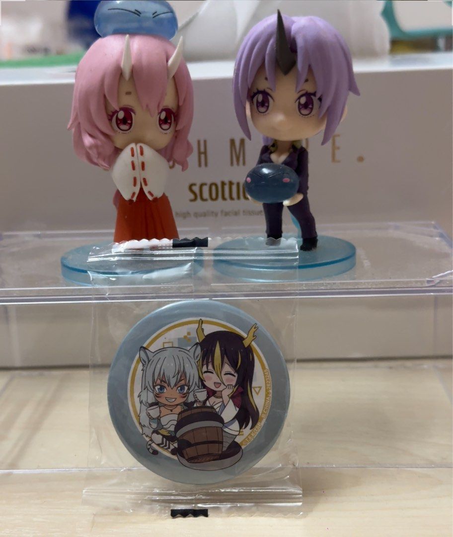 wts that time i got reincarnated as a slime gachapon figures and badge ...