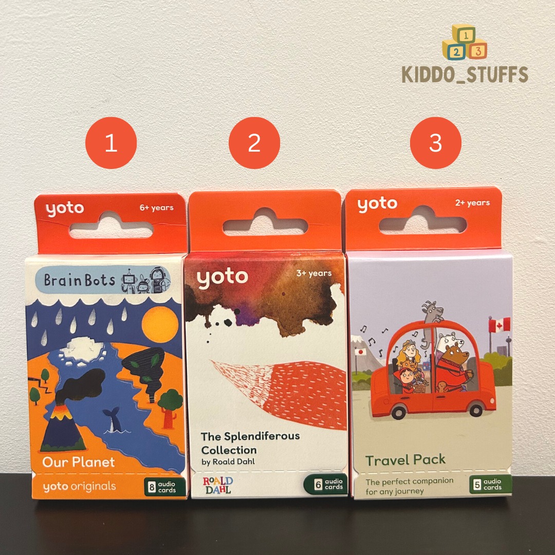Yoto Cards - Travel Pack, Brain Bots, The Splendiferous Collection ...