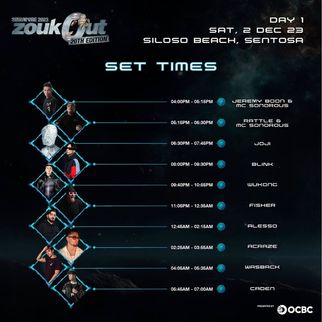 ZoukOut 2023 Day 1 GA, Tickets & Vouchers, Event Tickets on Carousell