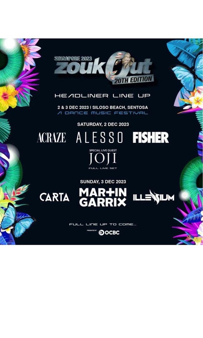 Zoukout 2023 Singapore Ticket, Tickets & Vouchers, Event Tickets on ...