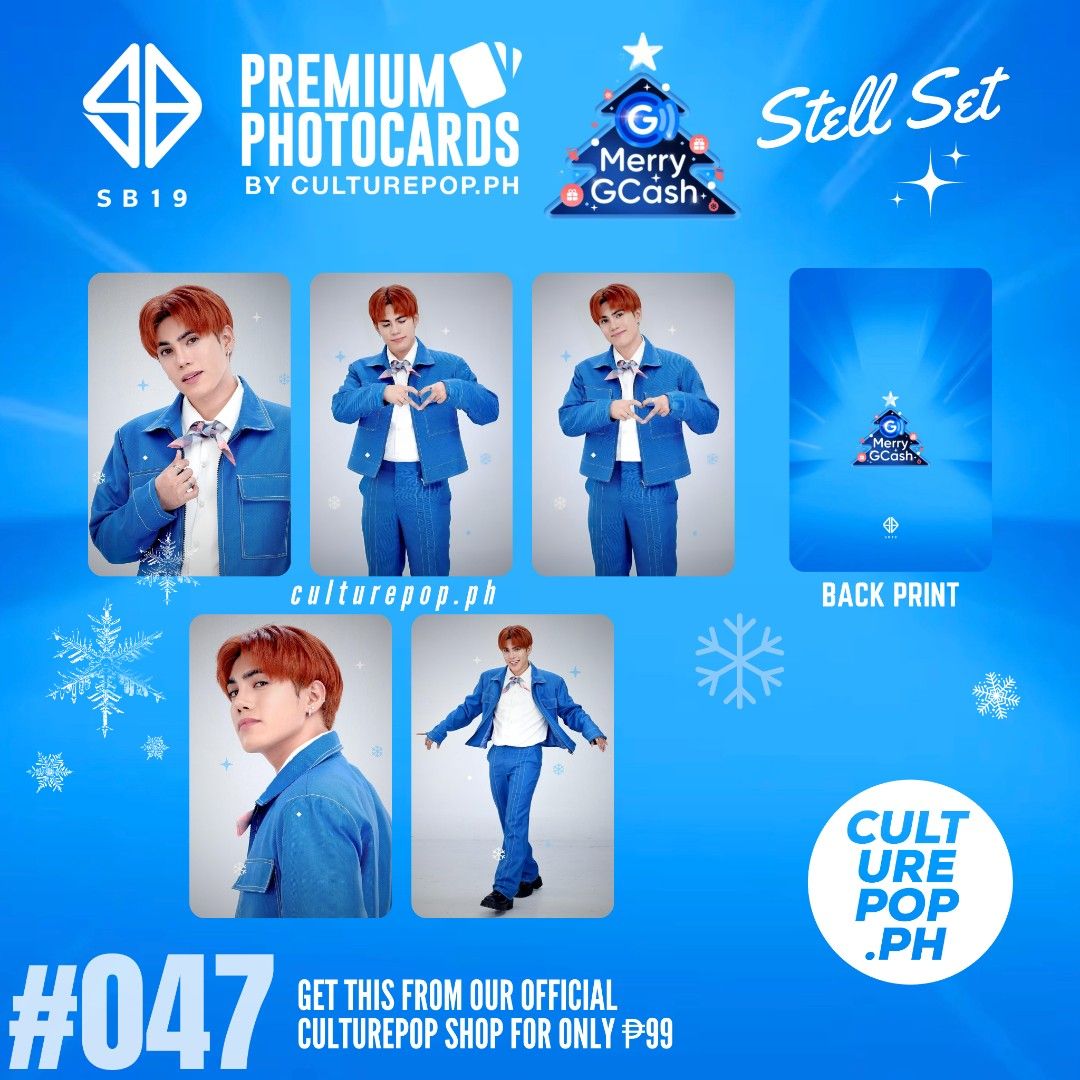 #047 SB19 Merry GCash Premium Photocards (Unofficial), Hobbies & Toys ...