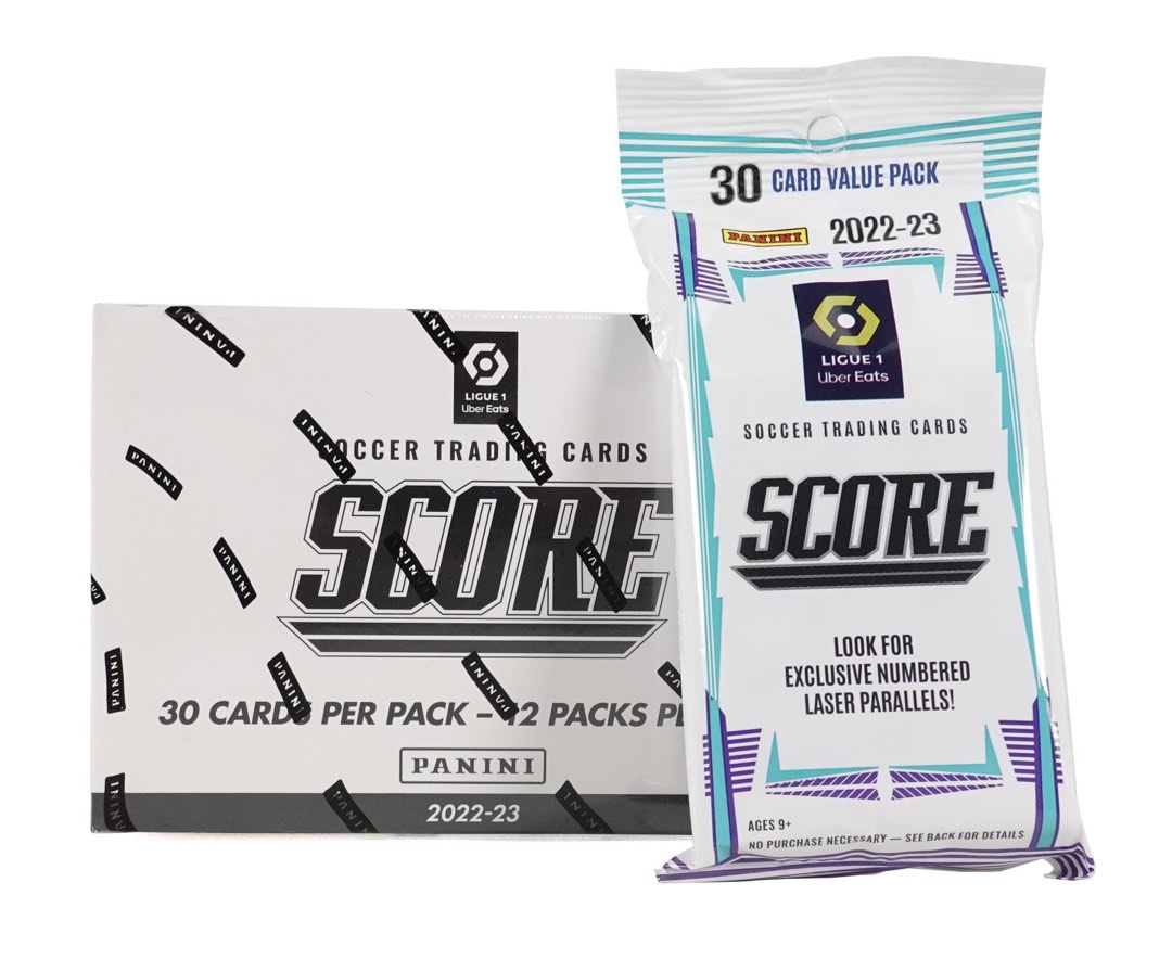 2022/23 Panini Score Ligue 1 Soccer Jumbo Value 12-Pack Box, Hobbies ...