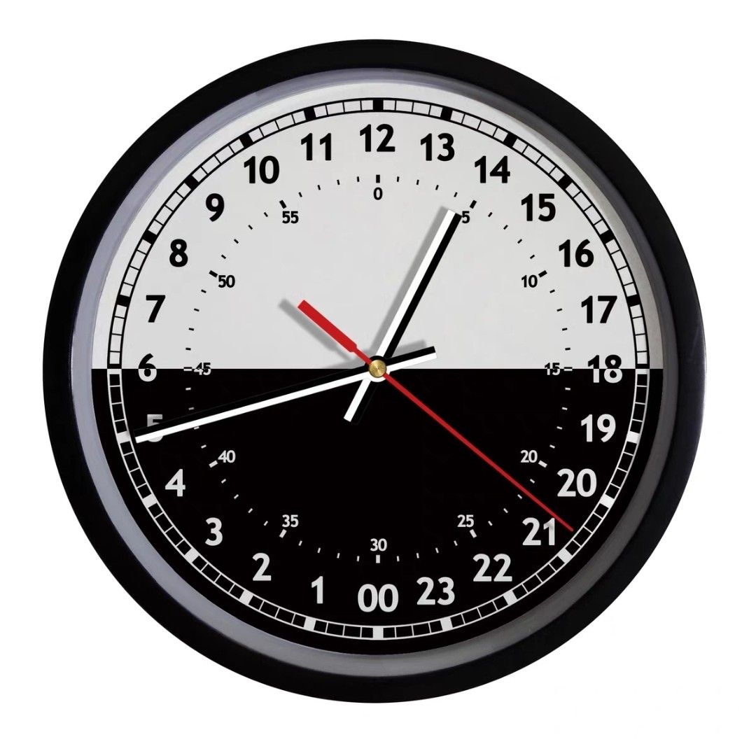 24hour Format Clock, Furniture & Home Living, Home Decor, Clocks on ...