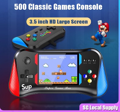 500-in-1 Classic Game Console Portable Game Box 3.5 inch Retro Video ...