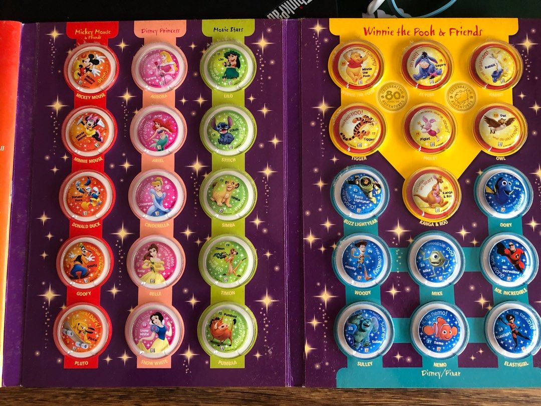 7-11 Disney Magical Badges Singapore Special Edition, Hobbies & Toys ...