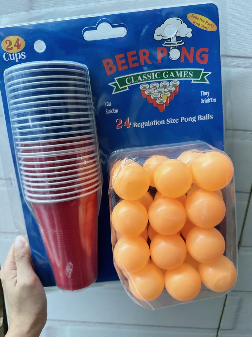 [現貨] Beer Pong Party Game Board Game, 興趣及遊戲, 玩具 & 遊戲類 - Carousell