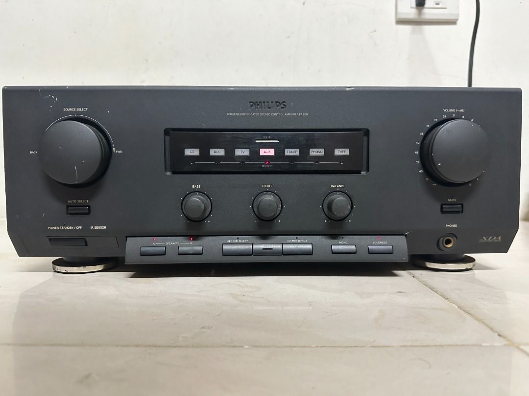 飛利浦 PHILIPS FA950 綜合擴大機 可接黑膠~, 耳機及錄音音訊設備, 音樂播放裝置 MP3及CD 播放器在旋轉拍賣