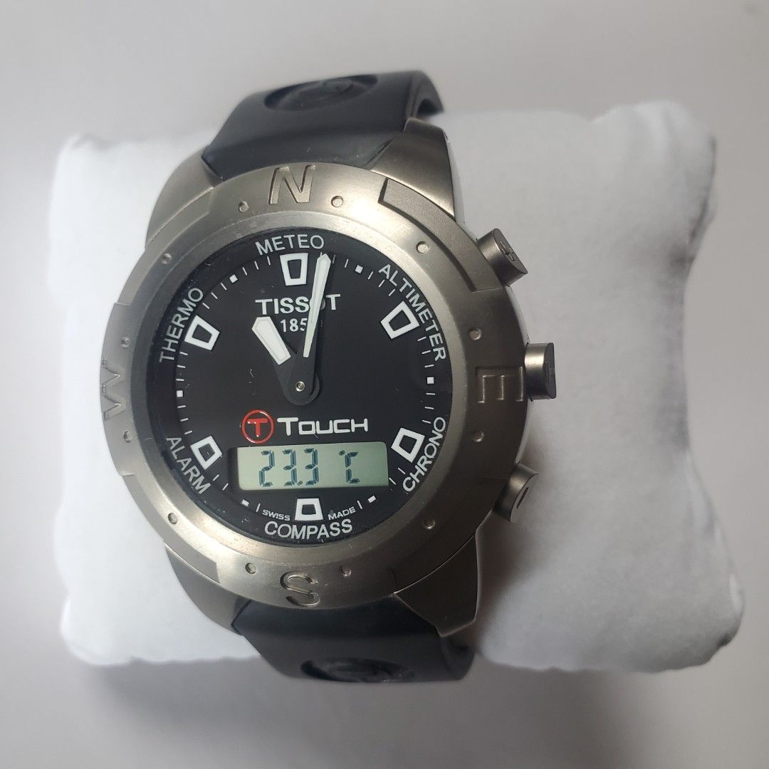 天梭 Tissot T-Touch limited edition watch, Tissot T-Touch T33.1.498.51 limited edition adventure ...