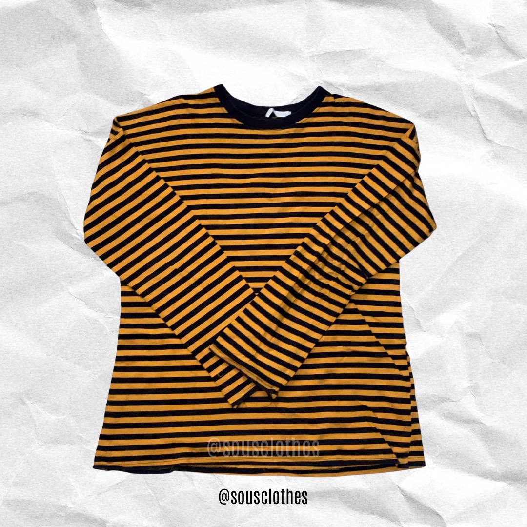 yellow long sleeves !, Women's Fashion, Tops, Longsleeves on Carousell