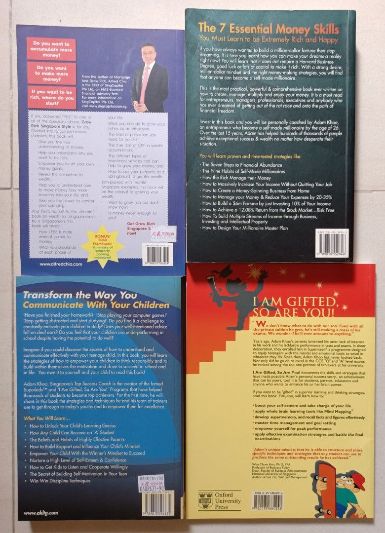 Adam Khoo and Alfred Chia books, Hobbies & Toys, Books & Magazines ...