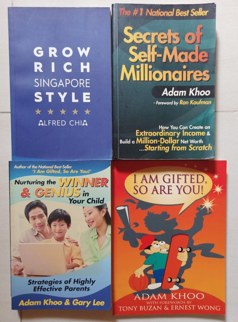 Adam Khoo and Alfred Chia books, Hobbies & Toys, Books & Magazines ...