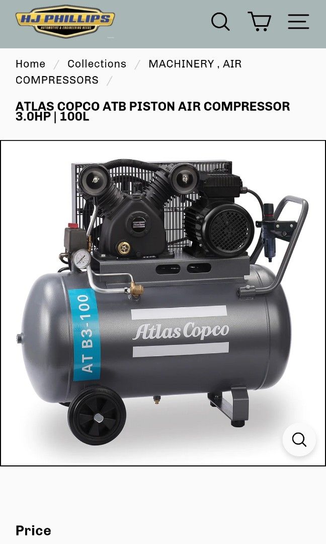 Air compressors 3Hp, Furniture & Home Living, Home Improvement ...