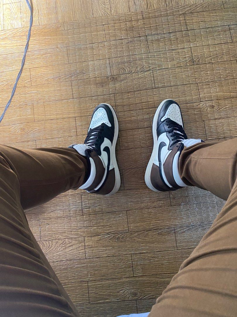 Air Jordan Mocha High Cut, Men's Fashion, Footwear, Sneakers on Carousell