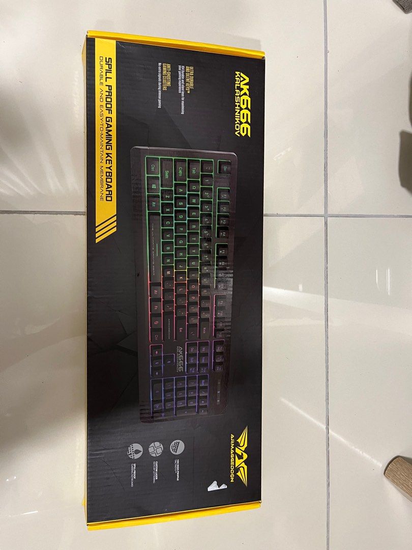 AK666 Kalashnikov Keyboard, Computers & Tech, Parts & Accessories ...